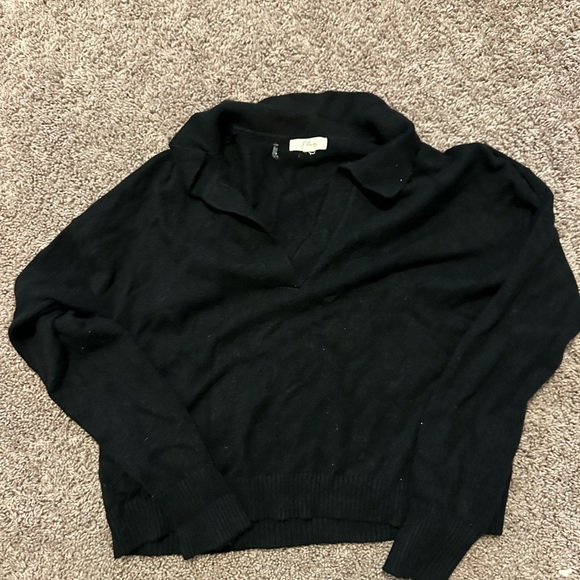Elan | Sweaters | Elan Black Knit Top | Poshmark